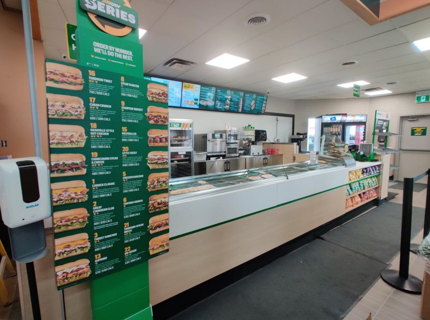 Subway Russell store picture April 2024 pic2 | The Russell Inn